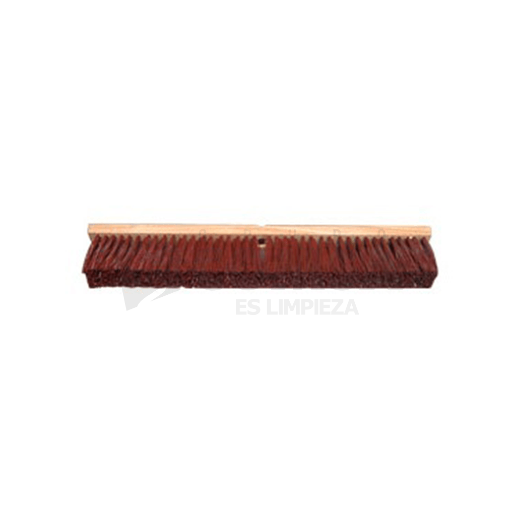 Cepillo Rojo de 24 pulgadas Base de Madera